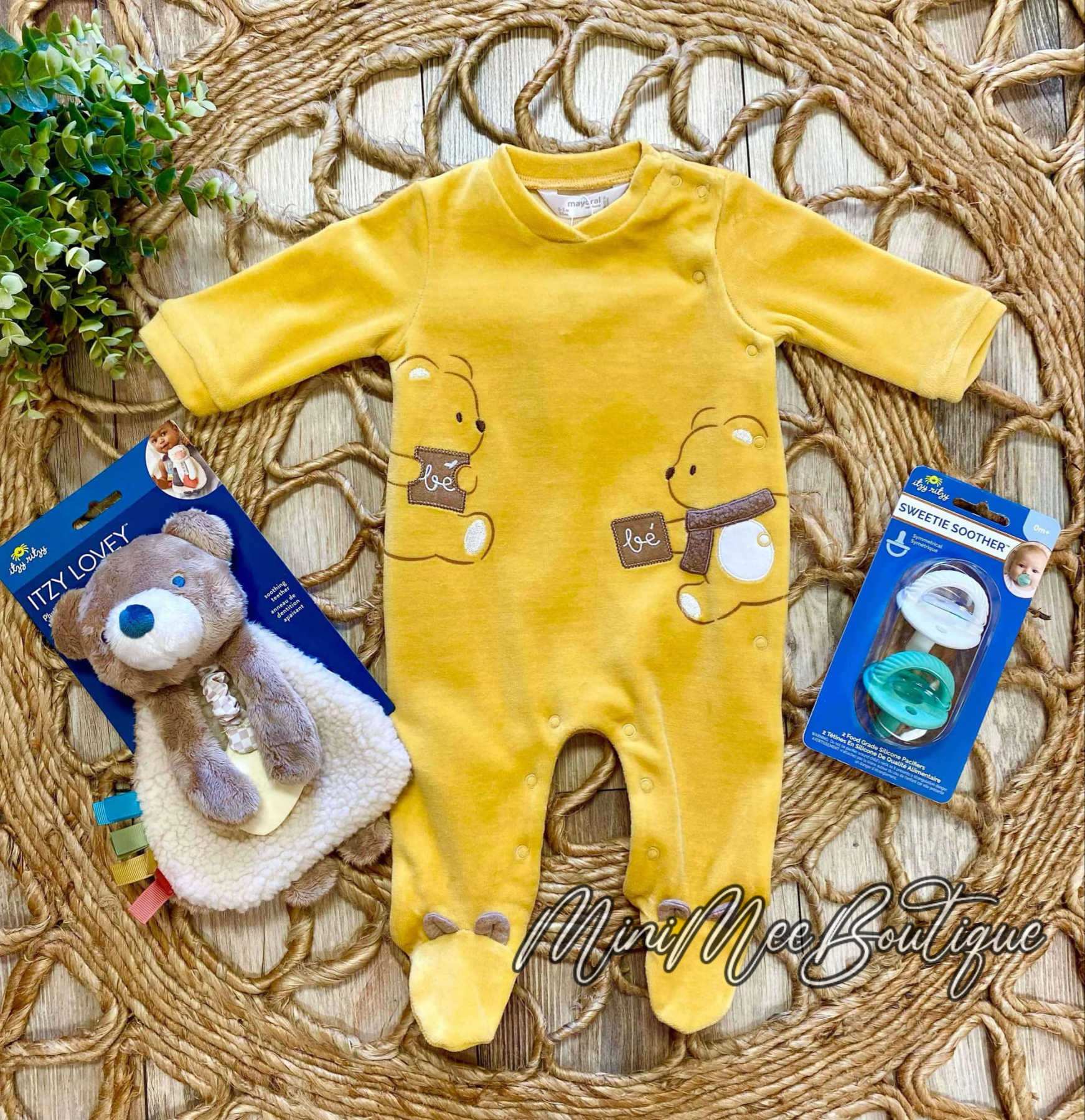 Boy's Mayoral Pooh Bear Sleeper – Mini Mee Boutique