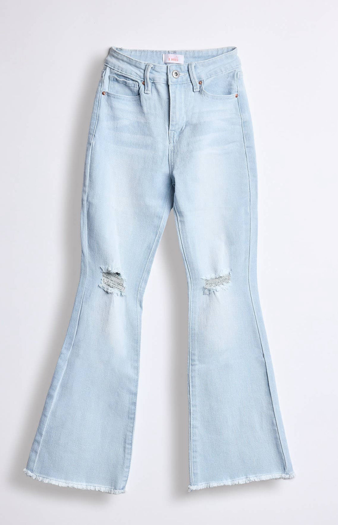 Girls Flare Jeans - Light Wash – Mini Mee Boutique